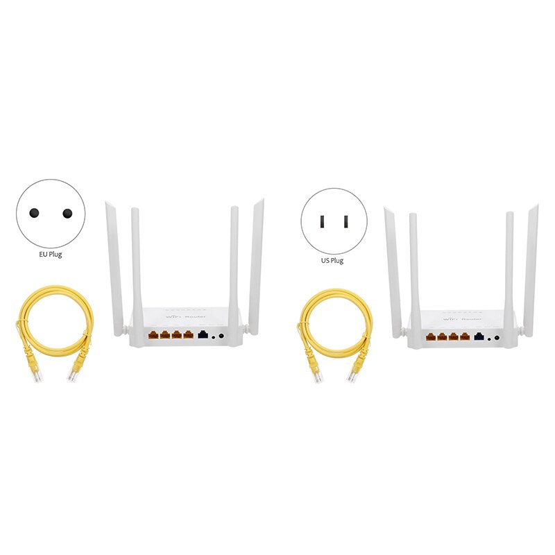 WE1626 Wireless Router 2.4G 300Mbps WiFi Router 5 ... – Vicedeal