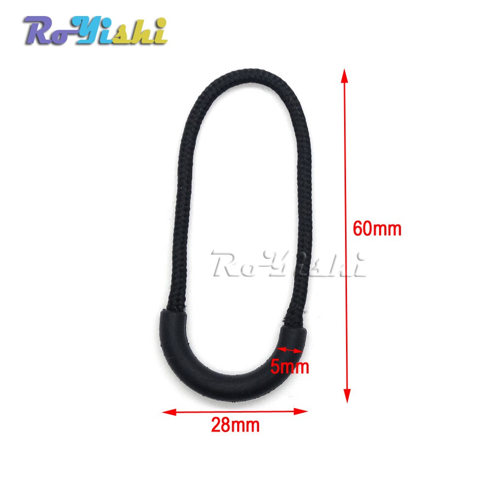 100pcs/pack Zipper Pulls Cord Rope Ends Lock Zip C... – Grandado