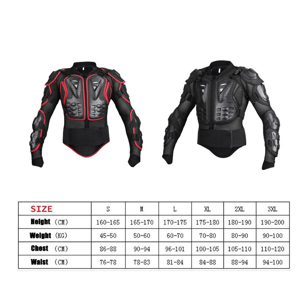 Motorcycle Jacket Men Full Body Motorcycle Armor M... – Vicedeal