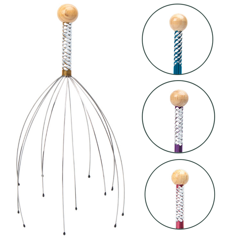 Octopus Head Massager Scalp Massager Relaxation Re... – Grandado