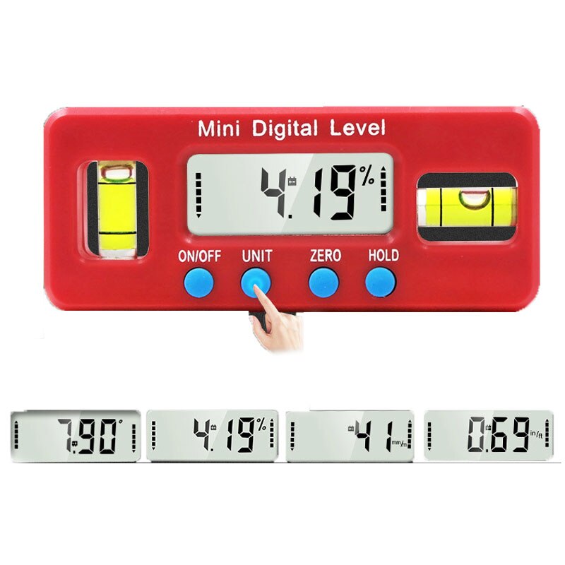 Mini Digital Protractor Angle Finder Level Box Dig... – Grandado