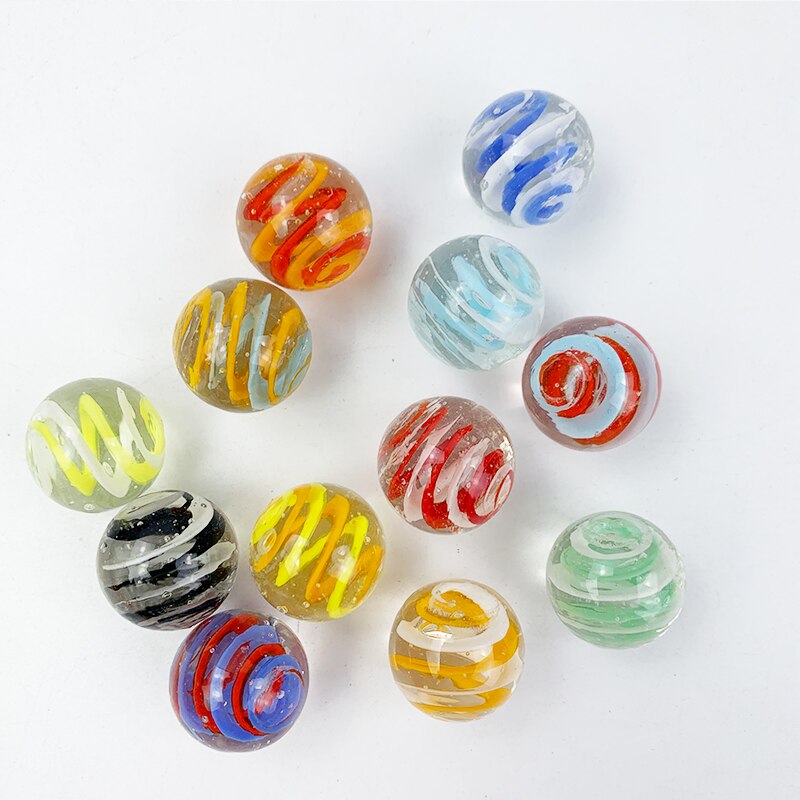 12pcs 20mm Glass Ball Cream Console Game Pinball M... – Grandado