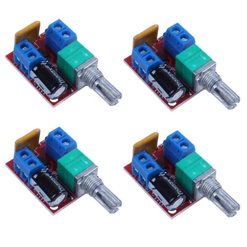 4X Mini DC Motor PWM Speed Controller 3V 6V 12V 24... – Vicedeal