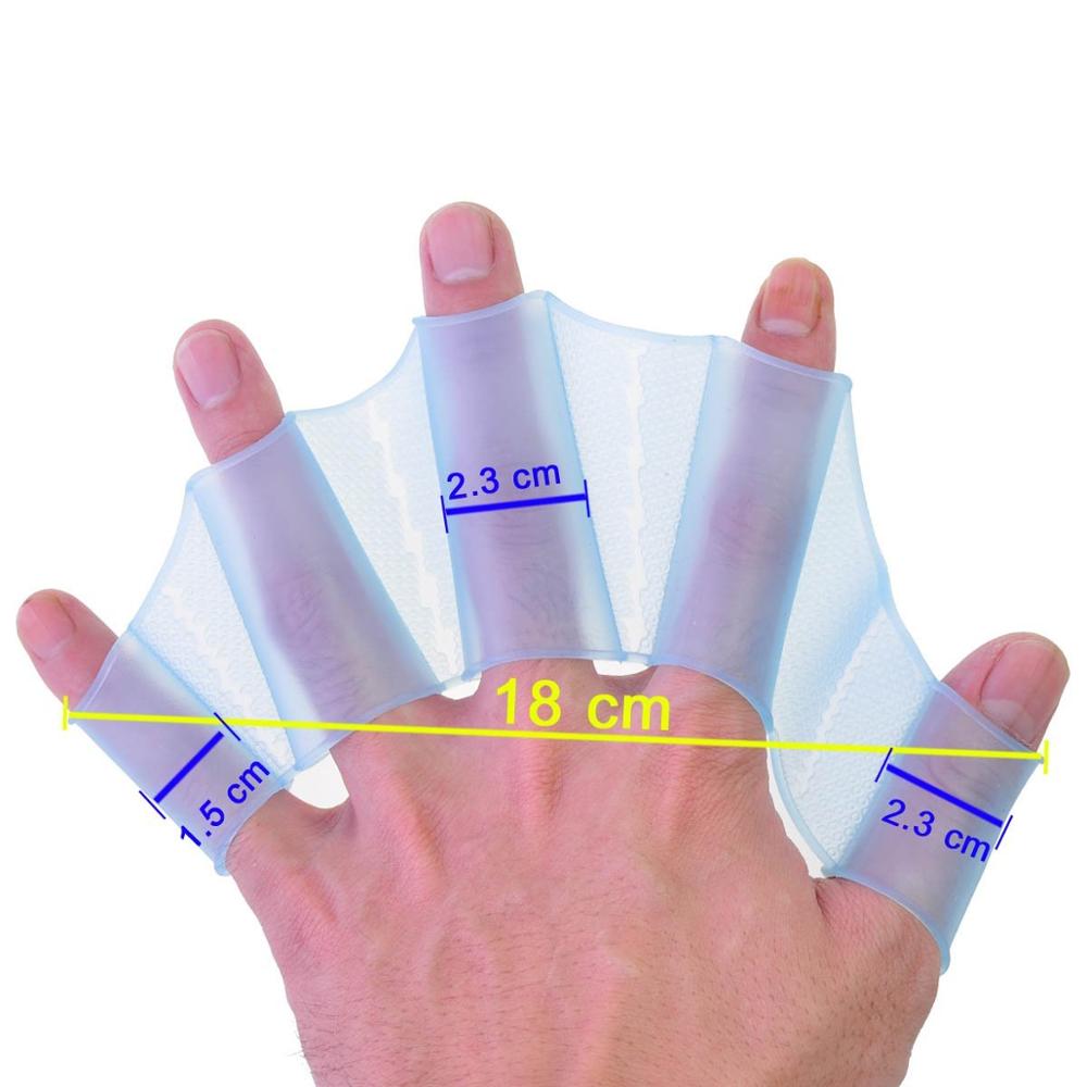 Generic Silicone Swim Gear Fins S,M,L,Hand Webbed ... – Vicedeal