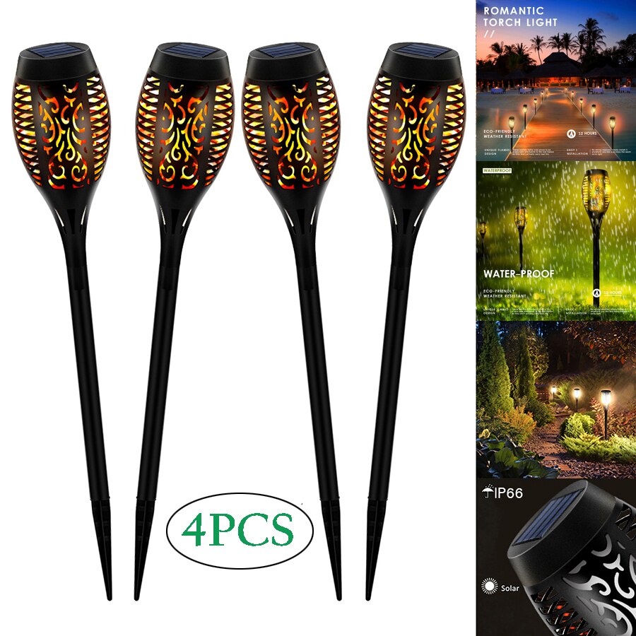 Stillcool led solar flamme lys solar havelampe ude... – Vicedeal