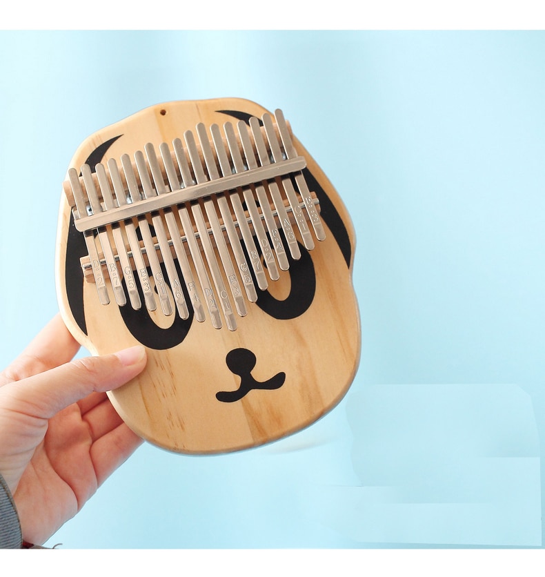 Mini Kalimba 17 Toetsen Thumb Piano Met Tune Hamer... – Grandado