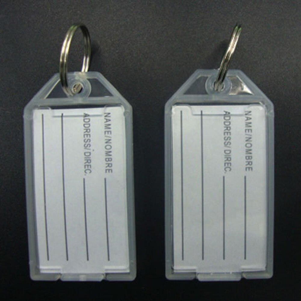 XRHYY 5 Farben Transparent Tough Kunststoff Schlüs... – Vicedeal