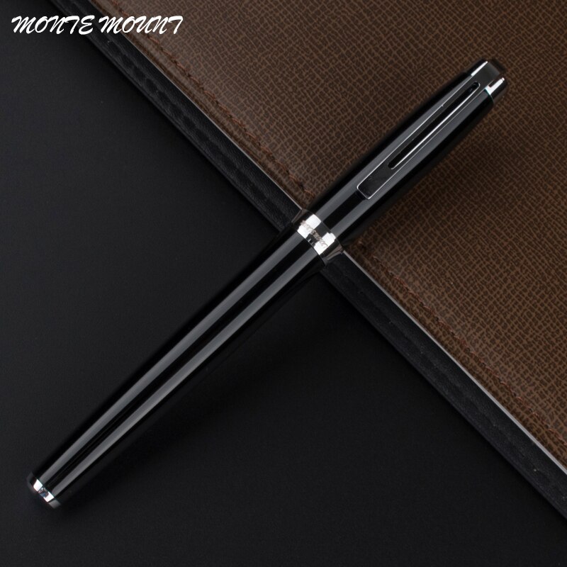 MONTE MOUNT Luxury black roller ball pen office sc... – Grandado