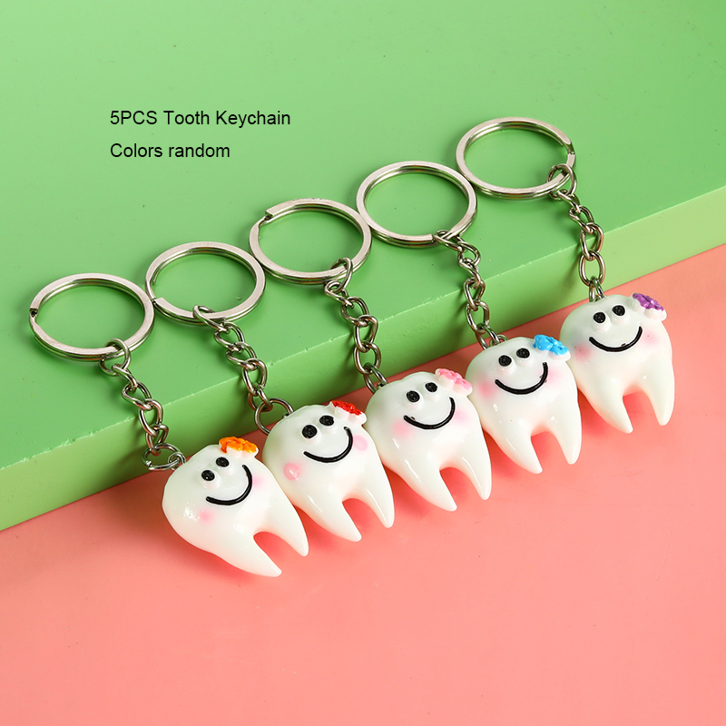 Dental Simulation Tooth Pendant Keychain Lovely Ca... – Vicedeal