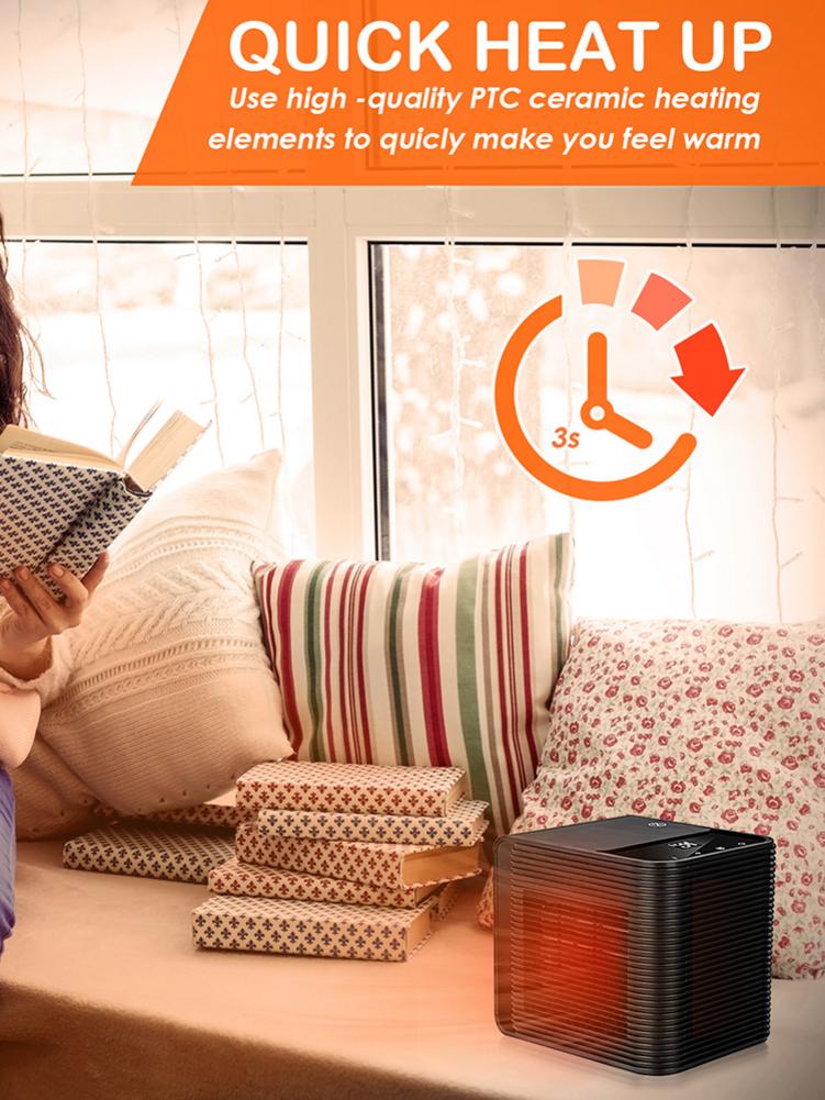 Electric-Space-Heater Touch Control High-powe Fan ... – Grandado