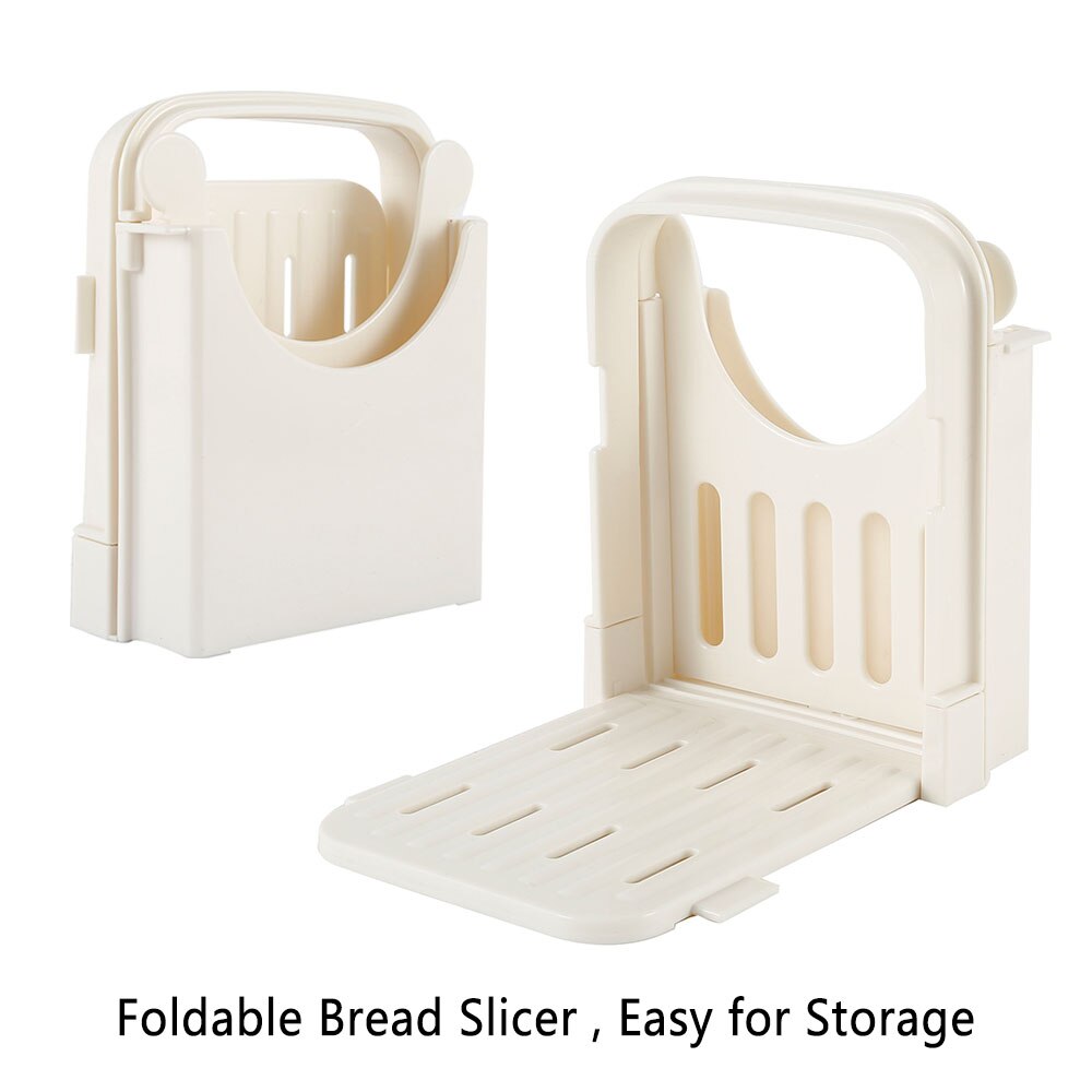 Toast Bread Slicer Plastic Foldable Loaf Cutter Ra... – Grandado