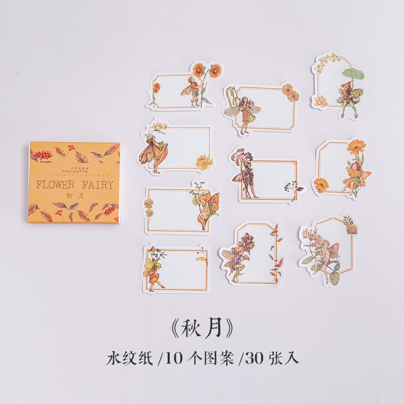 Dimi 30 Pcs/Box Cute Flower Fairy Aesthetic Sticke... – Vicedeal
