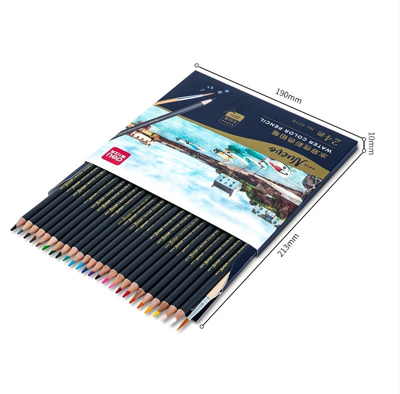 Water Soluble Colored Pencils Iron Box Color Lead ... – Grandado