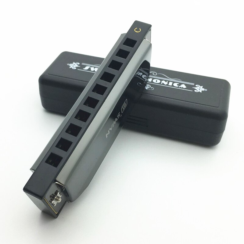 Swan Harmonica 10 Hole Diatonic Blues Harp zwaan g... – Grandado