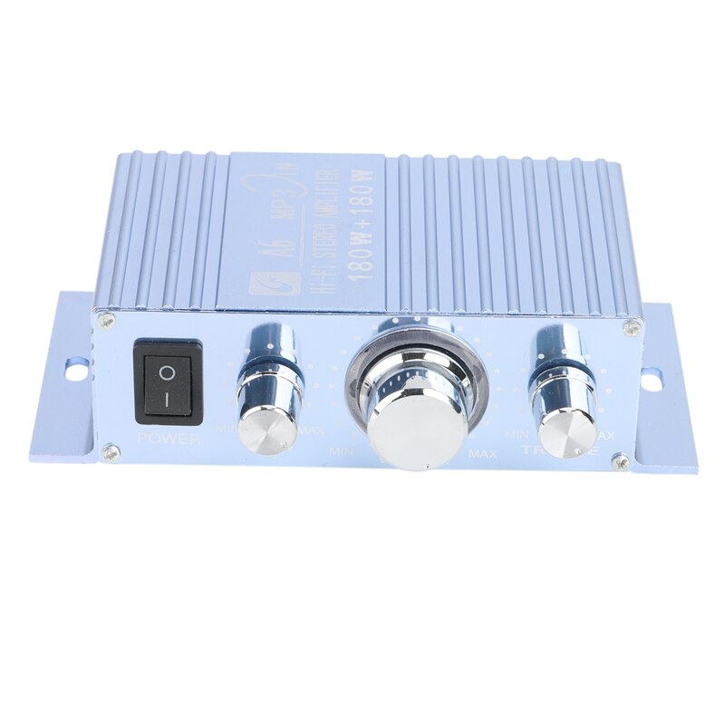 FULL-A6 HiFi Stereo Audio Amplifier DC12V 2.0 Chan... – Vicedeal