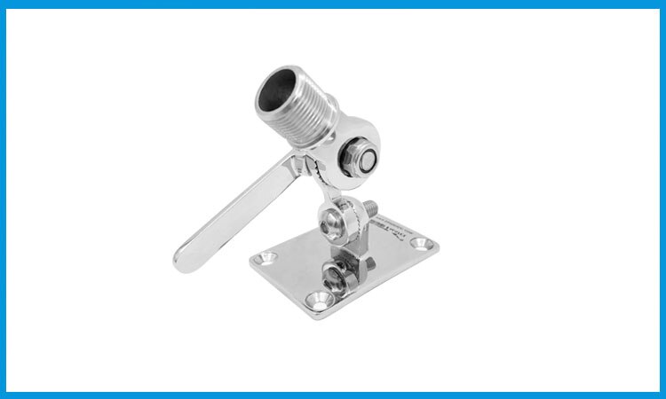 Stainless Steel Marine VHF Antenna Mount Dual Axis... – Grandado