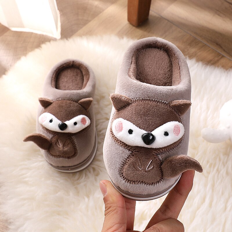 Winter Cartoon Slippers Kids Toddler Girl Flip Flo... – Grandado
