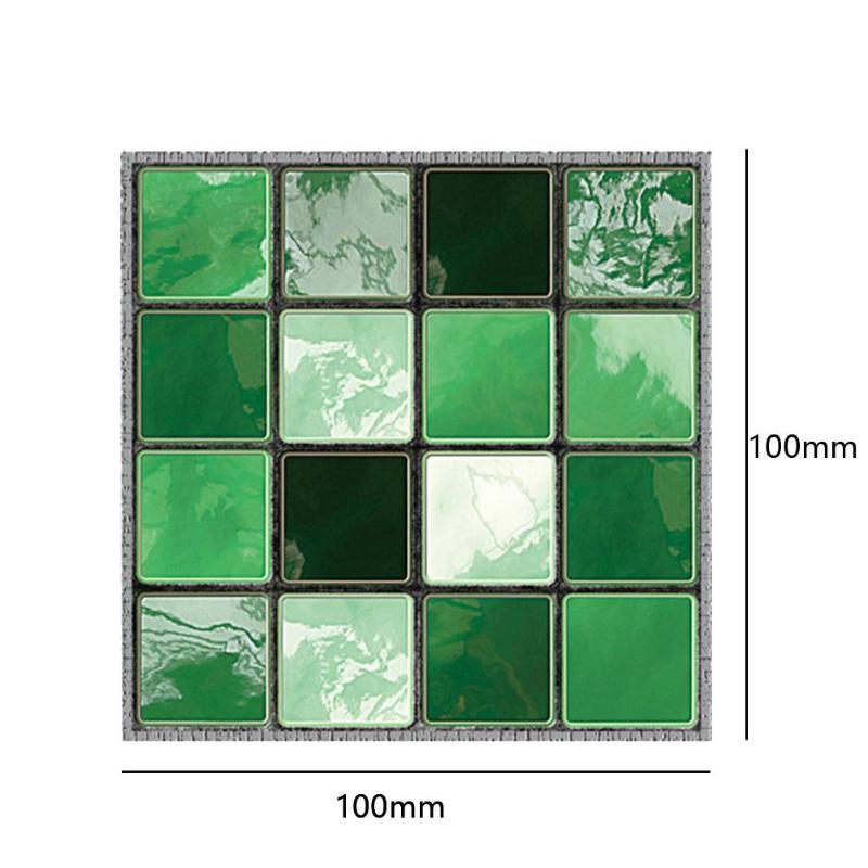 19Pcs Mozaïek Tegel Muur Sticker Zelfklevende Pvc ... – Vicedeal