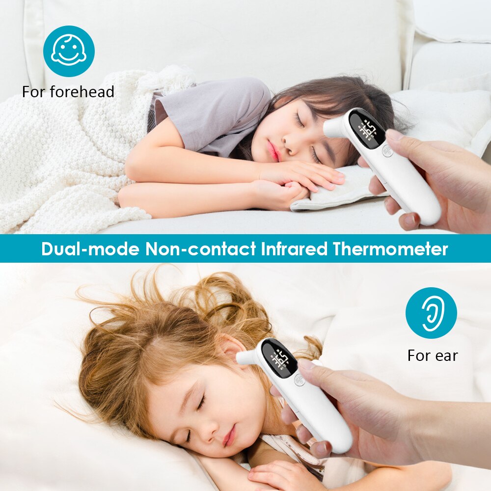 Dual-mode Non-contact Infrared Forehead and Ear Th... – Grandado