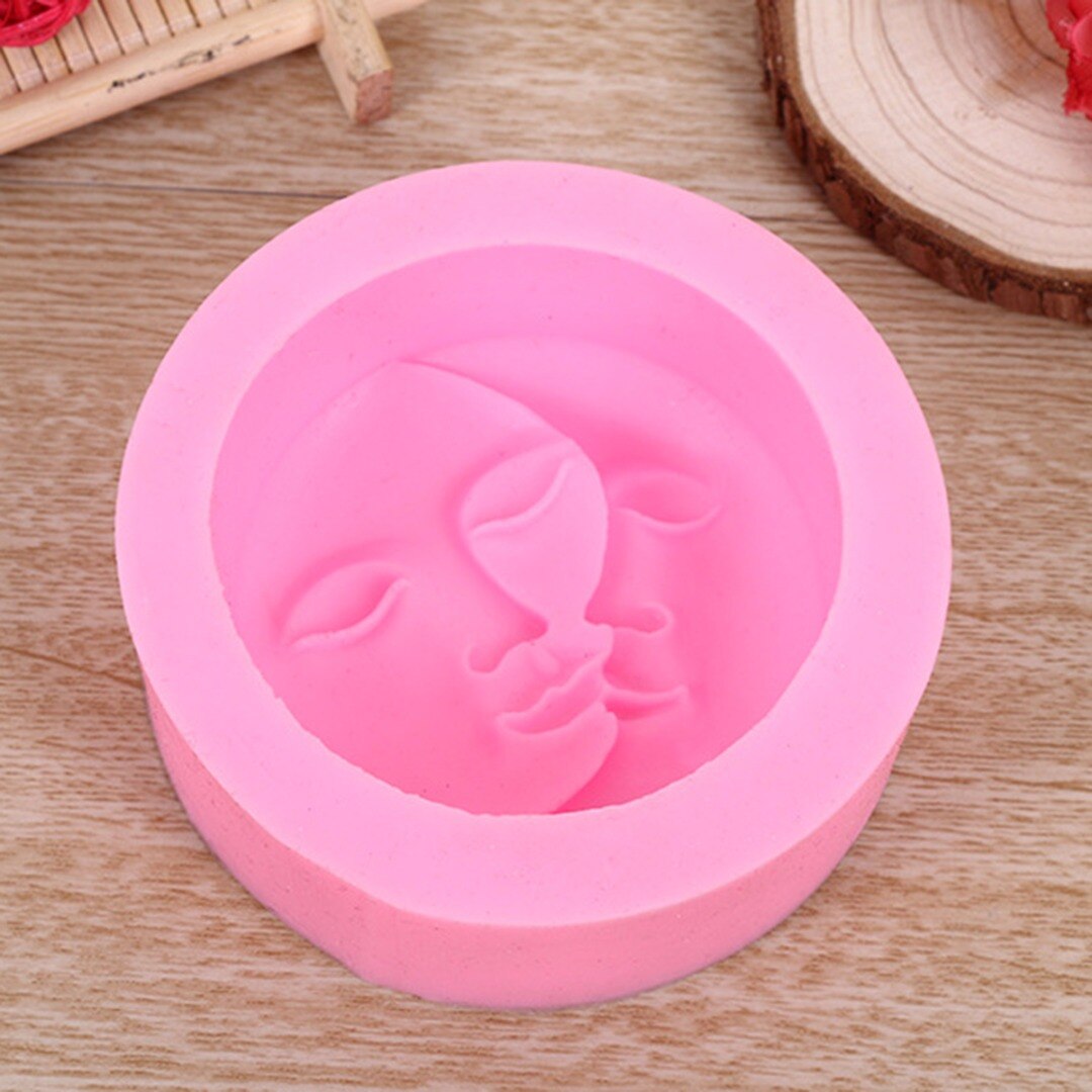 Multifunction Sun And Moon Faces Soap Molds Silico... – Grandado