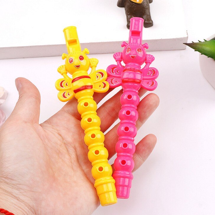 5 Pcs Bee 5 Hole Mini Flute Whistle Party Favors f... – Grandado