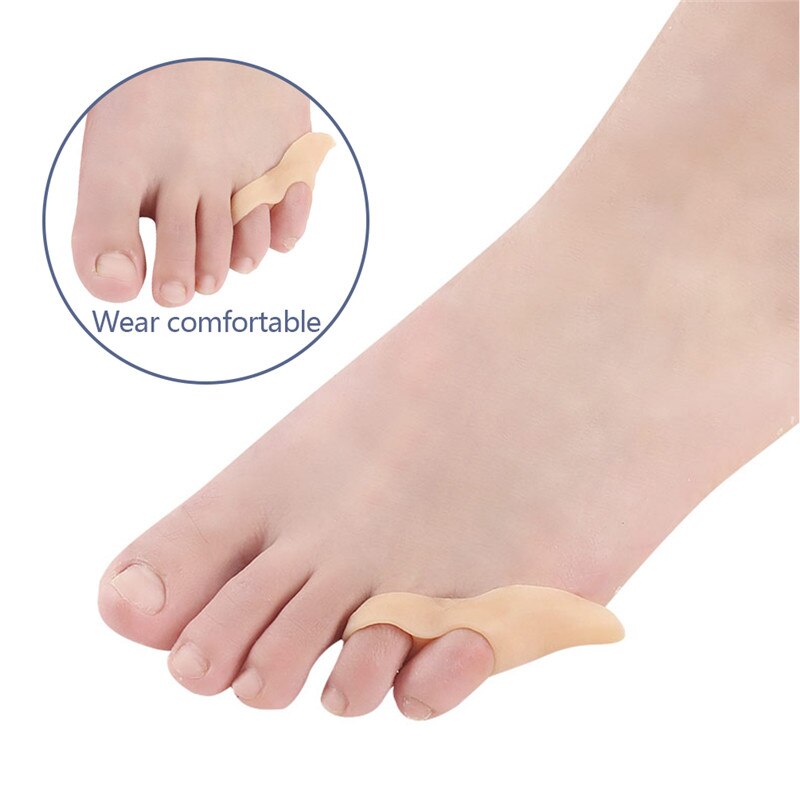 2pcs/pair Double-hole Little Toe Separator Transpa... – Grandado