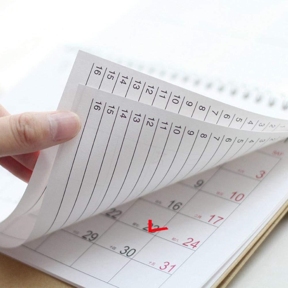 Bureau Kalender Maandelijkse Bureau, desk-Top Flip... – Vicedeal