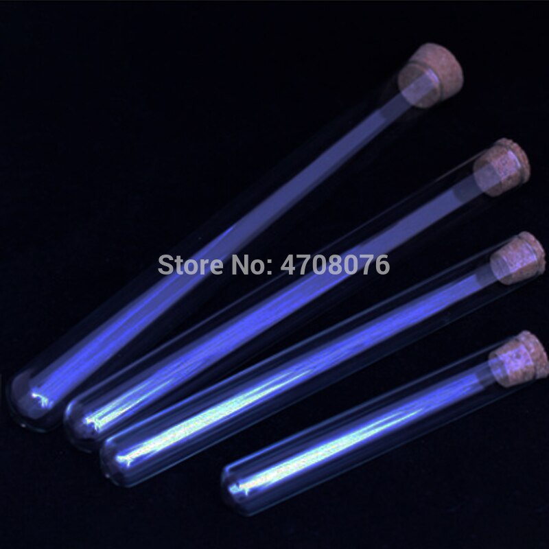 Borosilicate lab glass test tube with cork stopper... – Grandado
