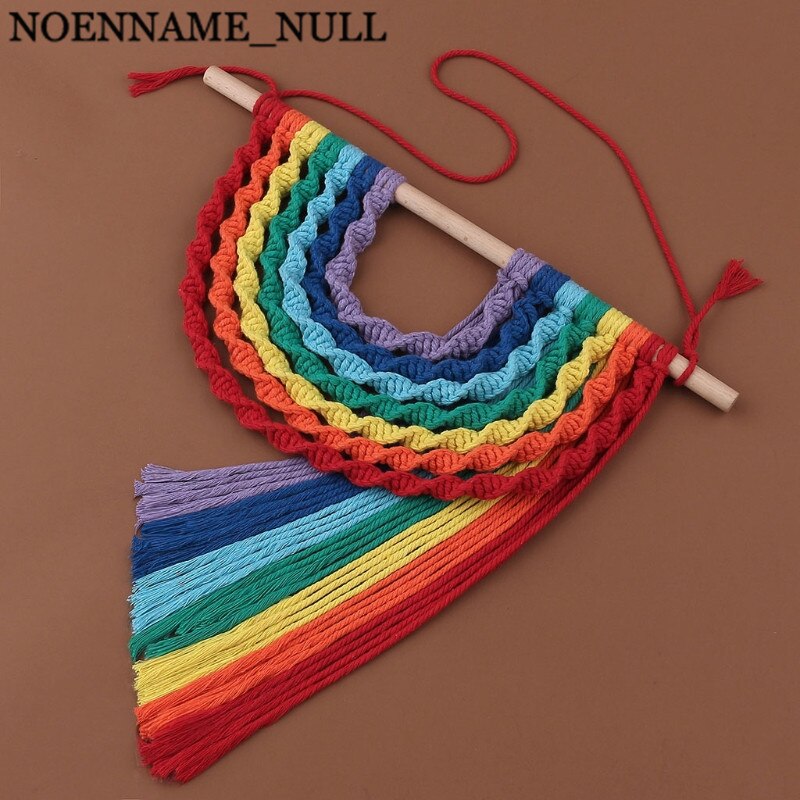 Colorful Rainbow Macrame Wall Hanging Decor Woven ... – Grandado