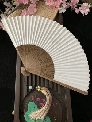 Chinese stijl papieren waaier voor heren, klassiek... – Grandado