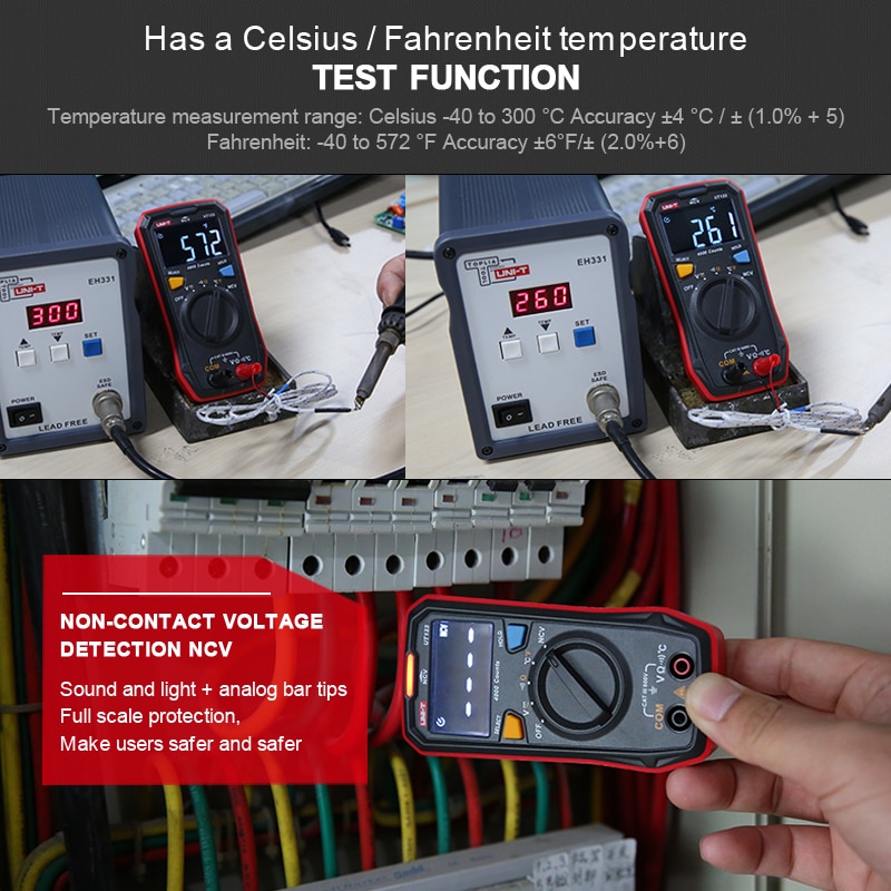 Digital Multimeter UT123 Household Pocket Multimet... – Grandado
