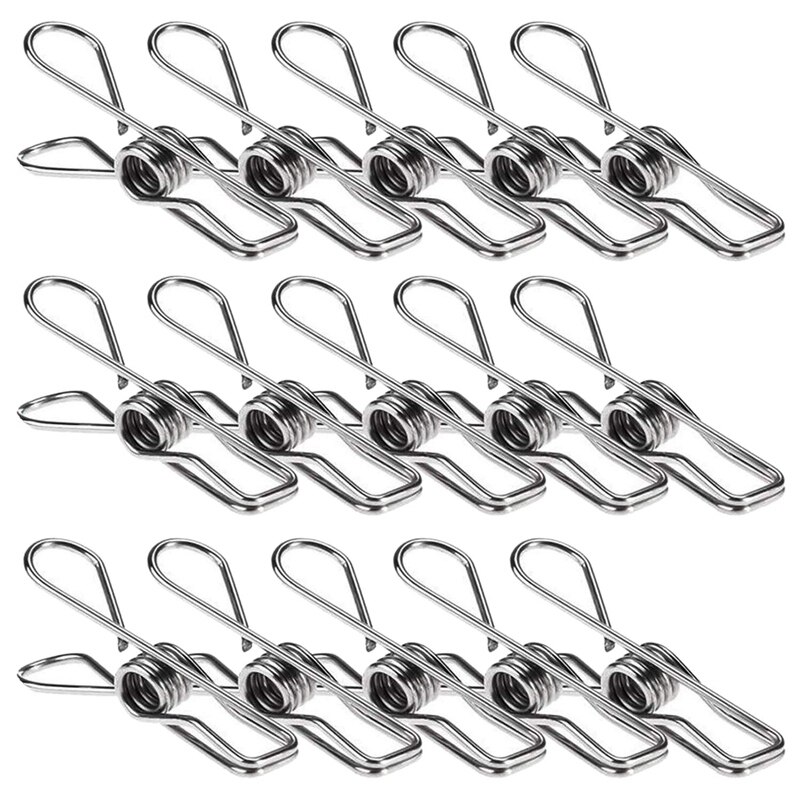 24 Pcs Stainless Steel Wire Clip, Multi-Function C... – Grandado