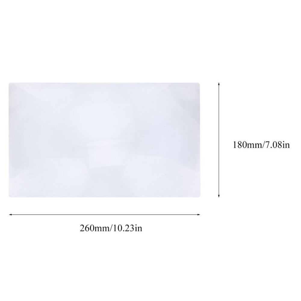 3X Large Sheet A4 Full Page Large Magnifying Glass... – Vicedeal