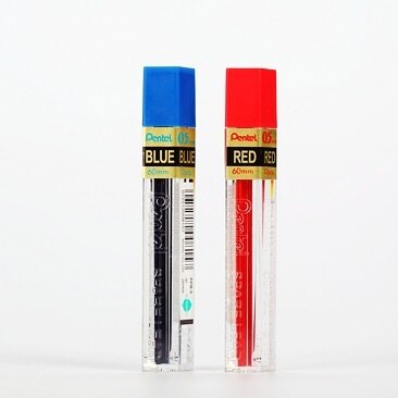 Pentel color mechanical pencil leads 0.5mm blue or... – Grandado