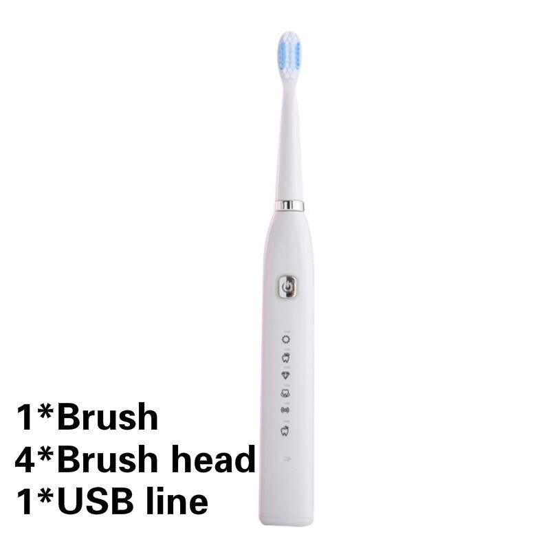 Electric Toothbrush Ultrasonic Automatic Tooth Bru... – Grandado