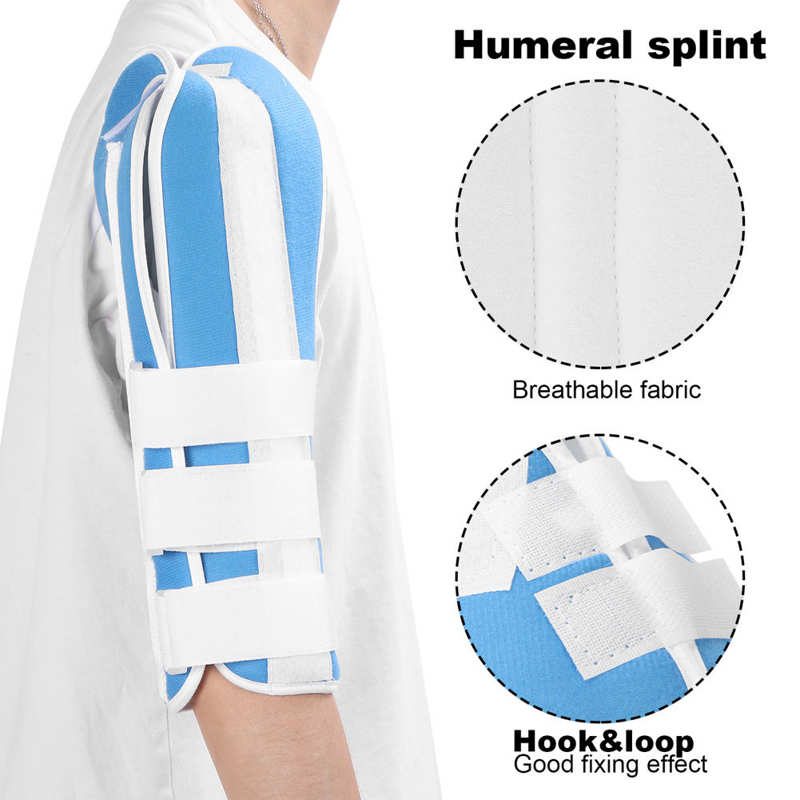 Adjustable Upper Arm Splint Breathable Humeral Sha... – Grandado