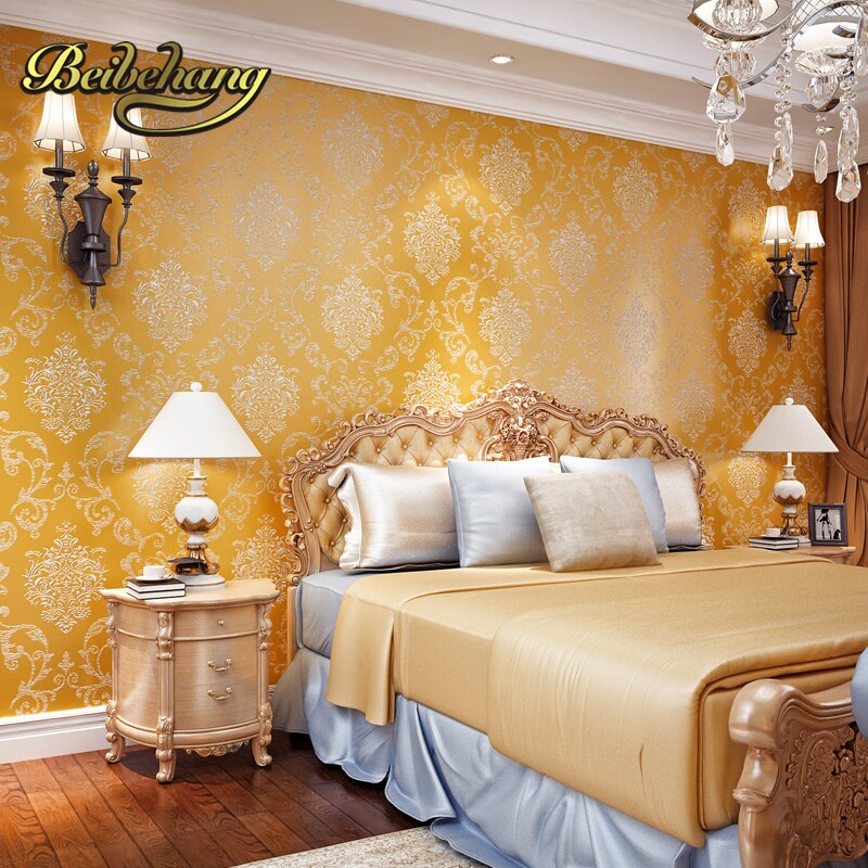 Beibehang Continental strooi goud driedimensionale... – Vicedeal