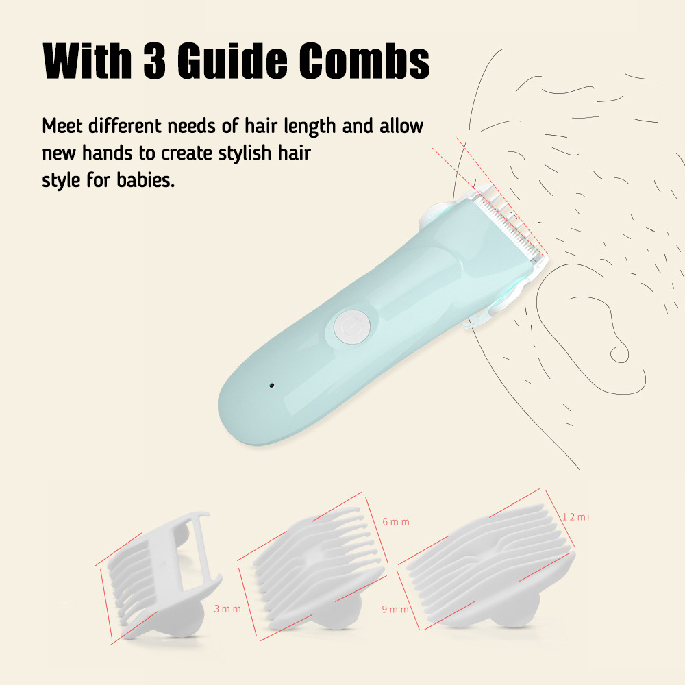 Toddlers Electric Baby Hair Clipper Quiet Hair Tri... – Grandado