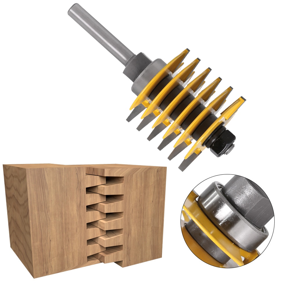 8mm Shank Finger Joint Router Bit Woodworking Chis... – Grandado
