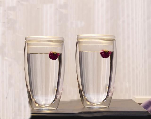 1PC heat resistant glass milk double layer cup wit... – Vicedeal