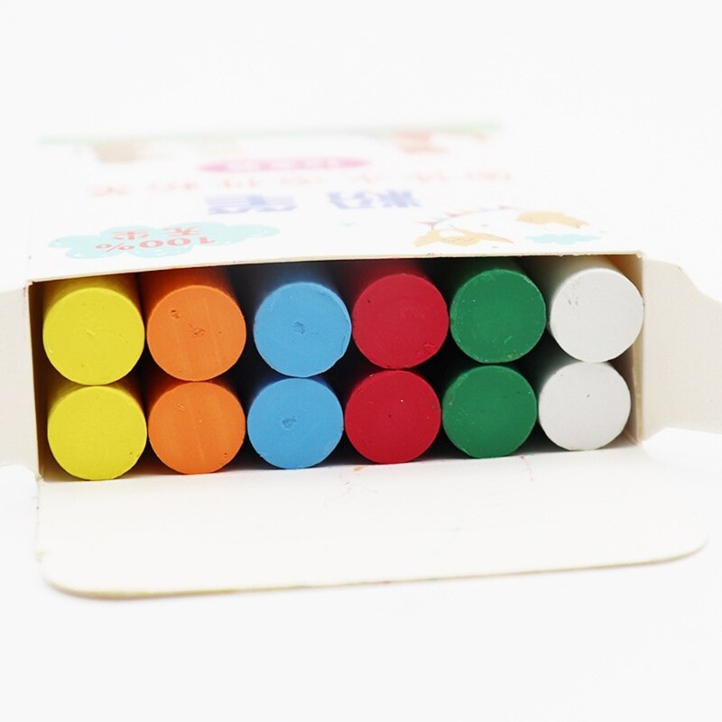 4/6/12 Colors Non Toxic Water Soluble Chalk Drawin... – Grandado