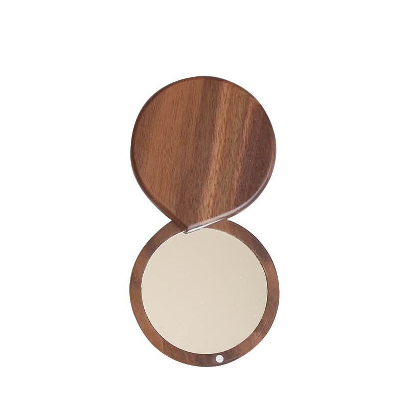 Wooden Mirror Round Foldable Mirrors Japanese Styl... – Vicedeal