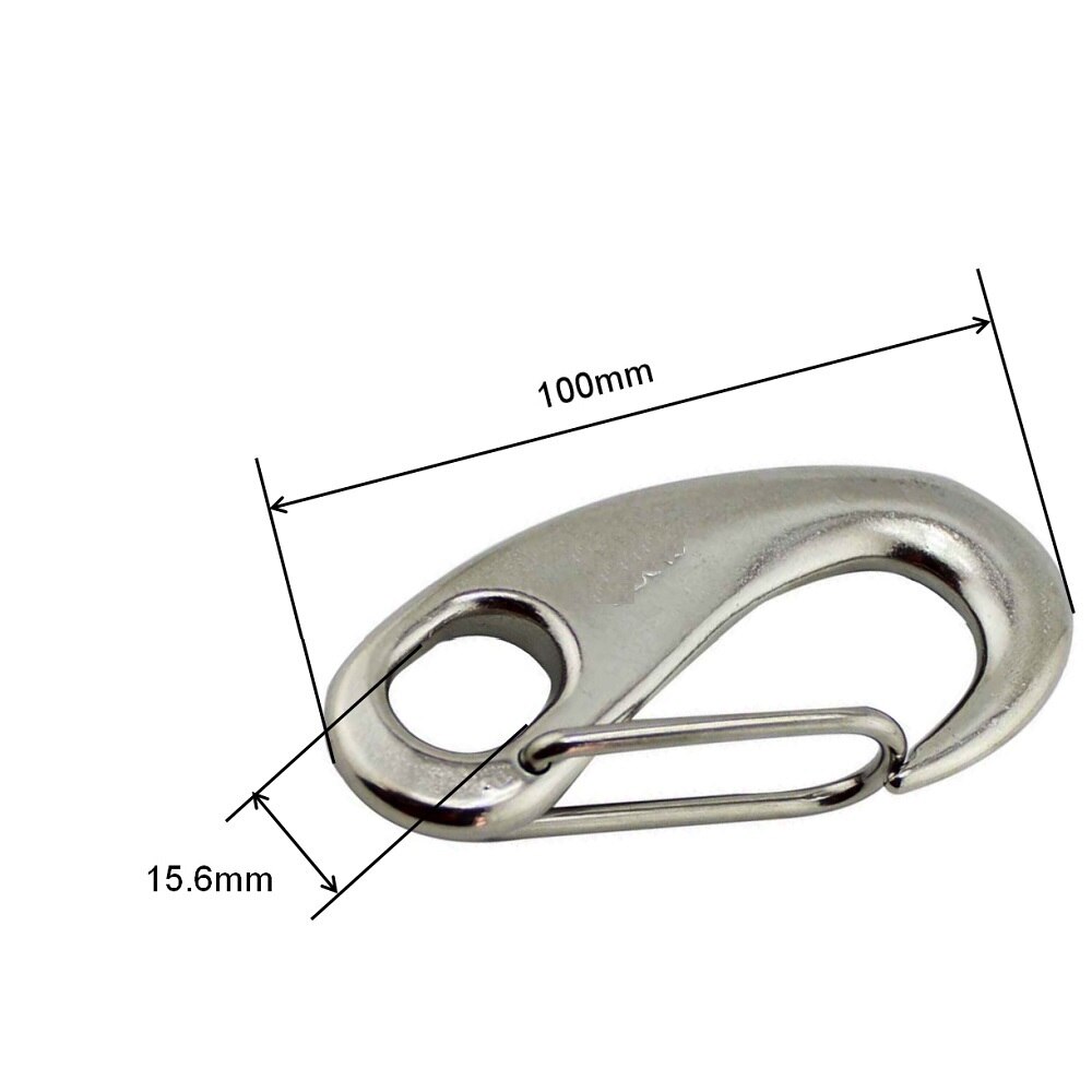 5PCS Egg Shape Snap Hooks 304 Stainless Steel 40mm... – Grandado