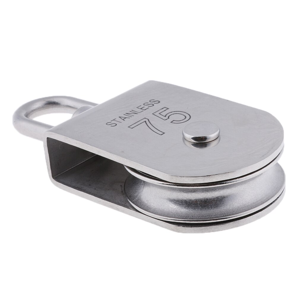 75 Mm 304 Rvs Single Wheel Swivel Lifting Touw Kat... – Grandado