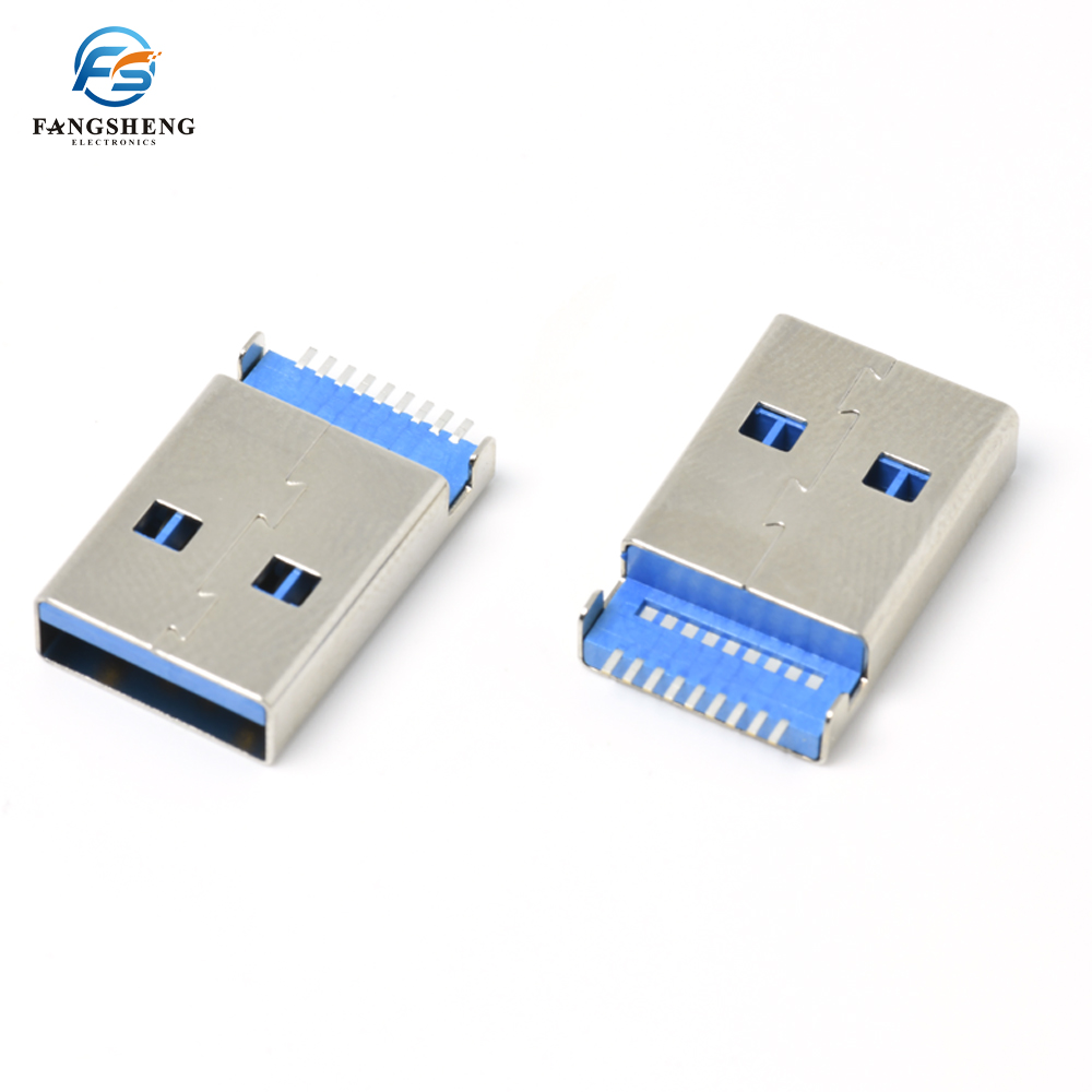 5/10 stücke USB 3,0 A Typ Stecker Stecker 9 Pin SM... – Vicedeal