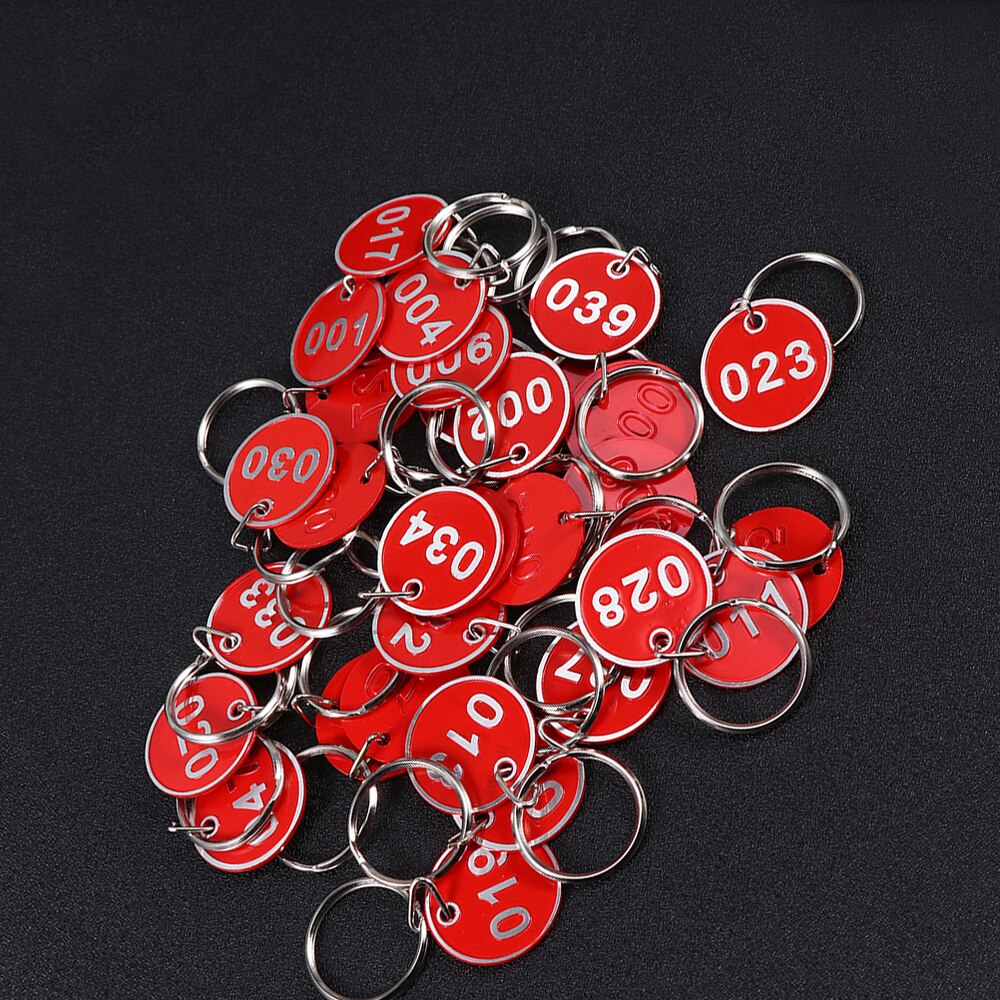 50 Pcs Number Pendant Tags Practical Metal Numbers... – Grandado