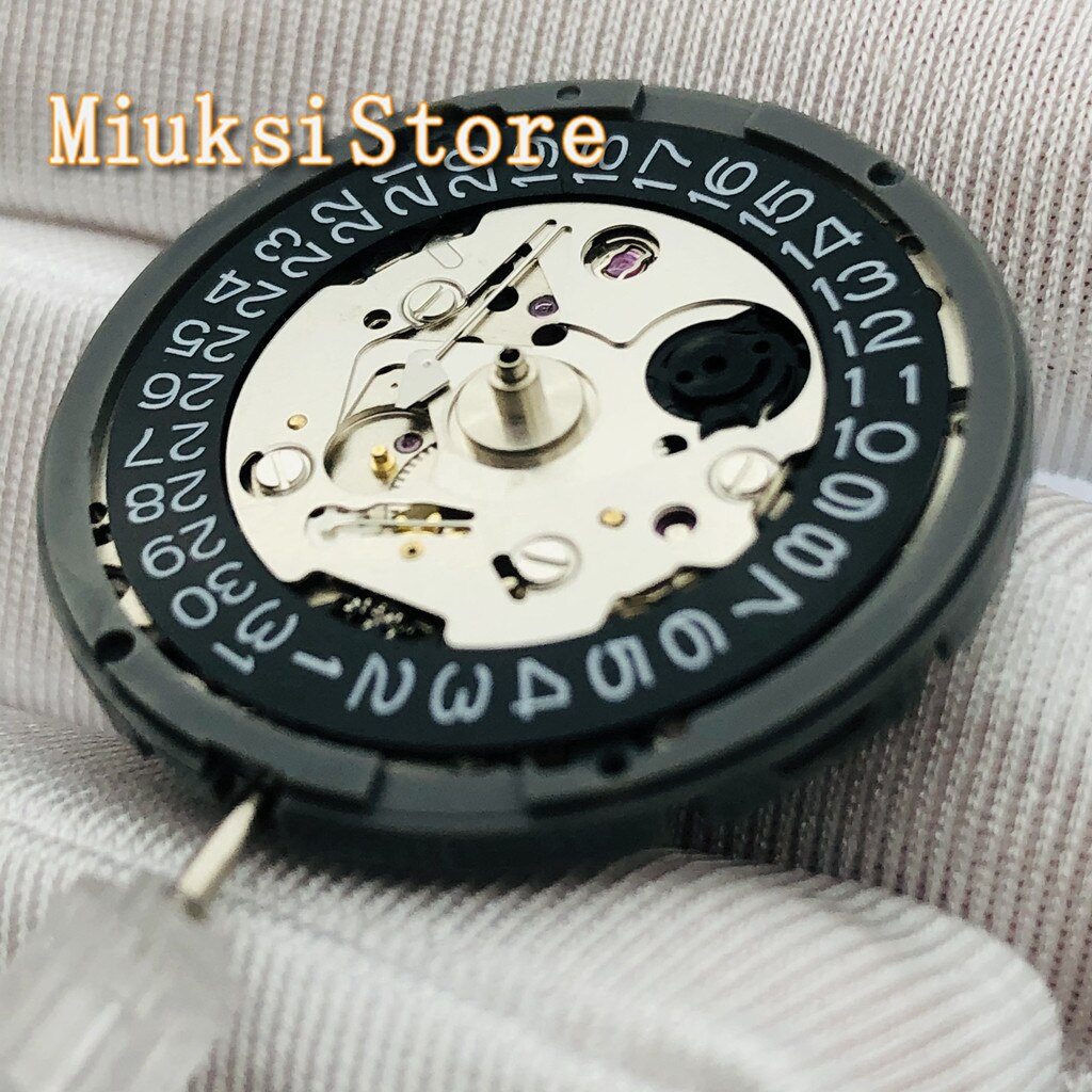 Japan 24 Jewels NH35A Mechanical Movement Black Da... – Grandado