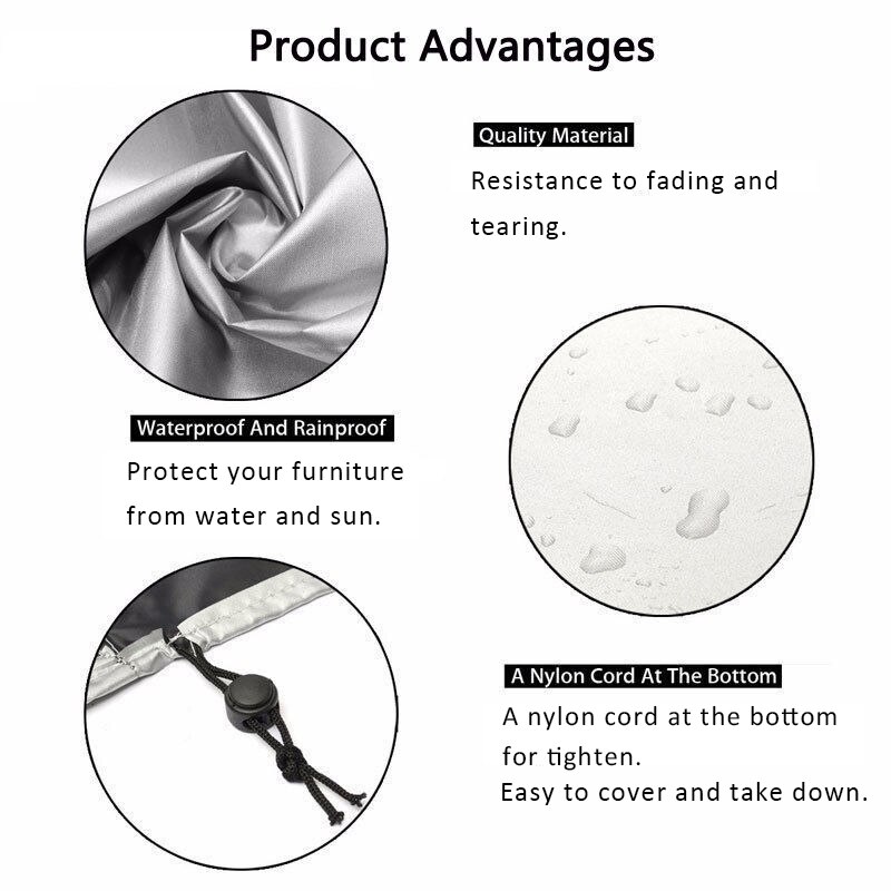 12 Sizes Outdoor Cover Waterproof Furniture cover ... – Vicedeal