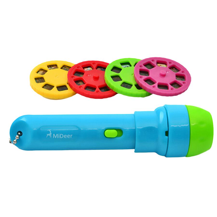 Cartoon Storybook Cards LED Projection Flashlight ... – Grandado