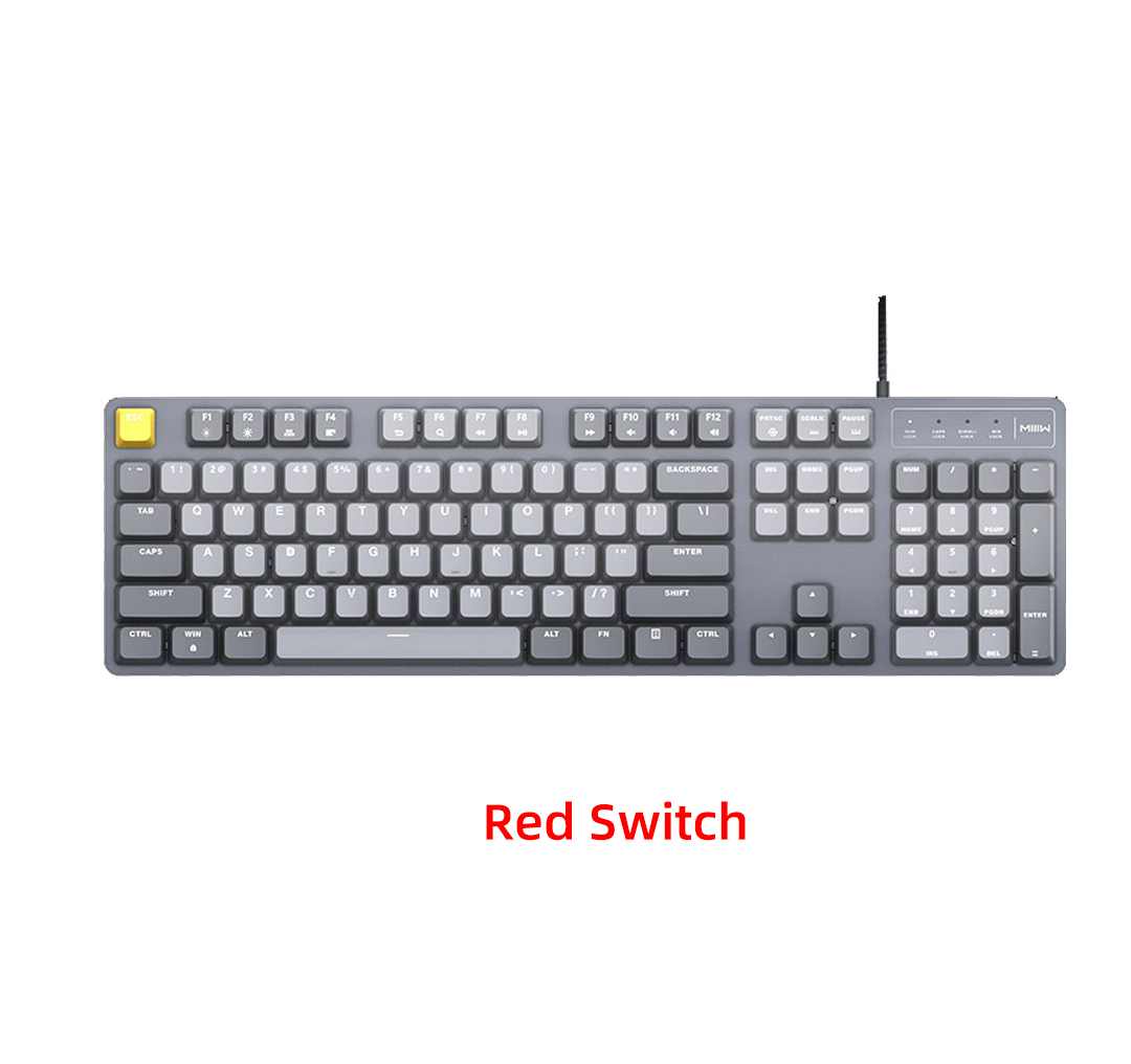 MIIIW G06 Mechanical Keyboard Gaming Keyboard Back... – Vicedeal